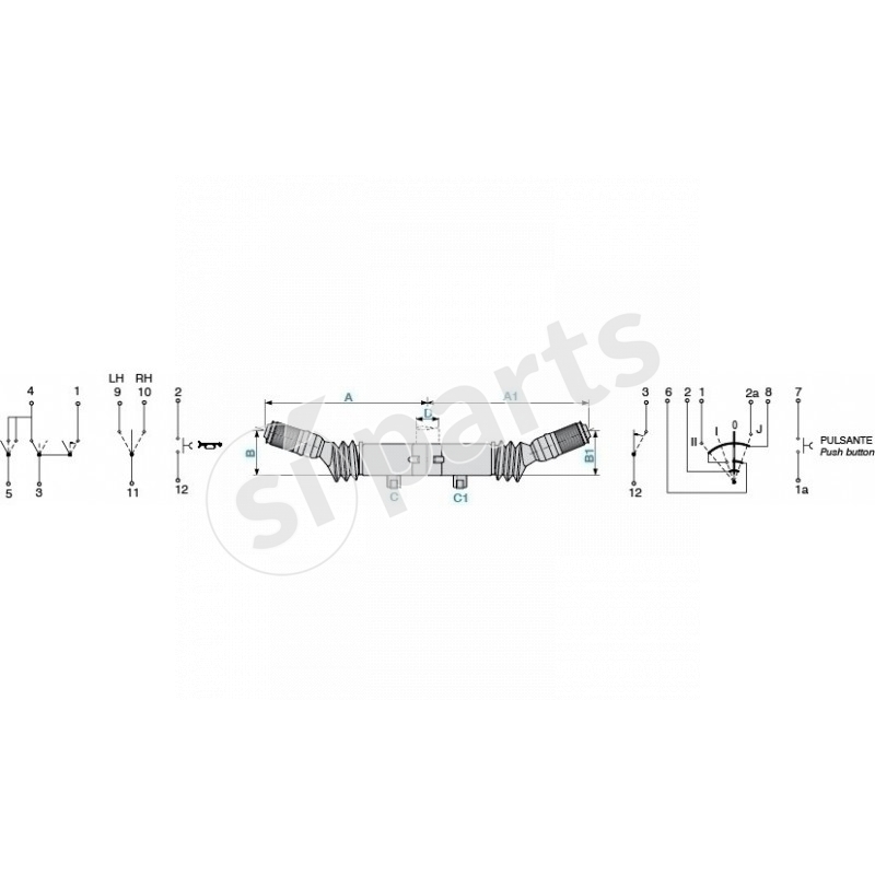 SWITCHES + FORWARD-NEUTRAL-REVERSE SHIFTER + SPEED CONTROL SERIES 2000