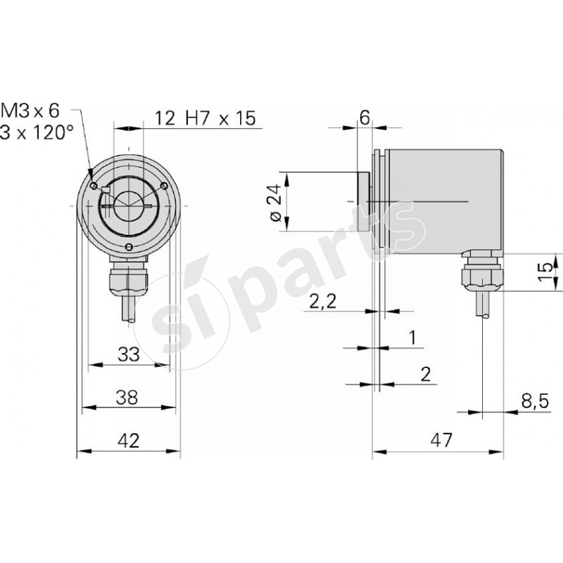 E-MAGNETIC SERIES: ABSOLUTE MULTI TURN MAGNETIC ENCODER