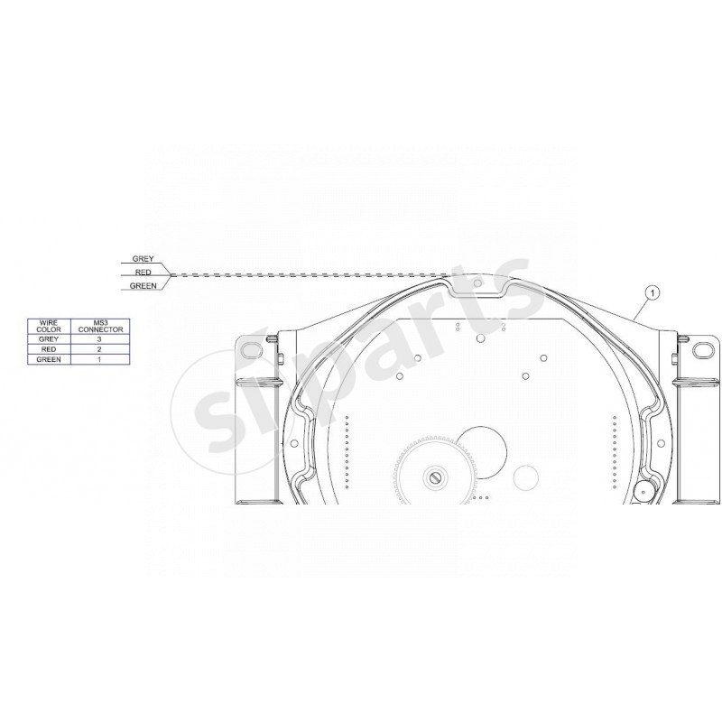 CABLE REEL 3B6 8(17) MT 1P1A + COL 3P