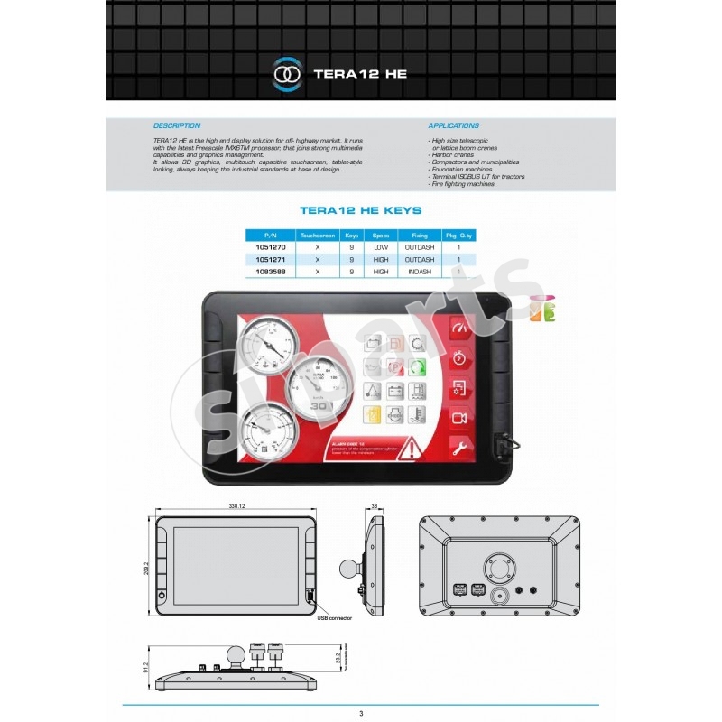3B6 DISPLAY TERA 12 HE
