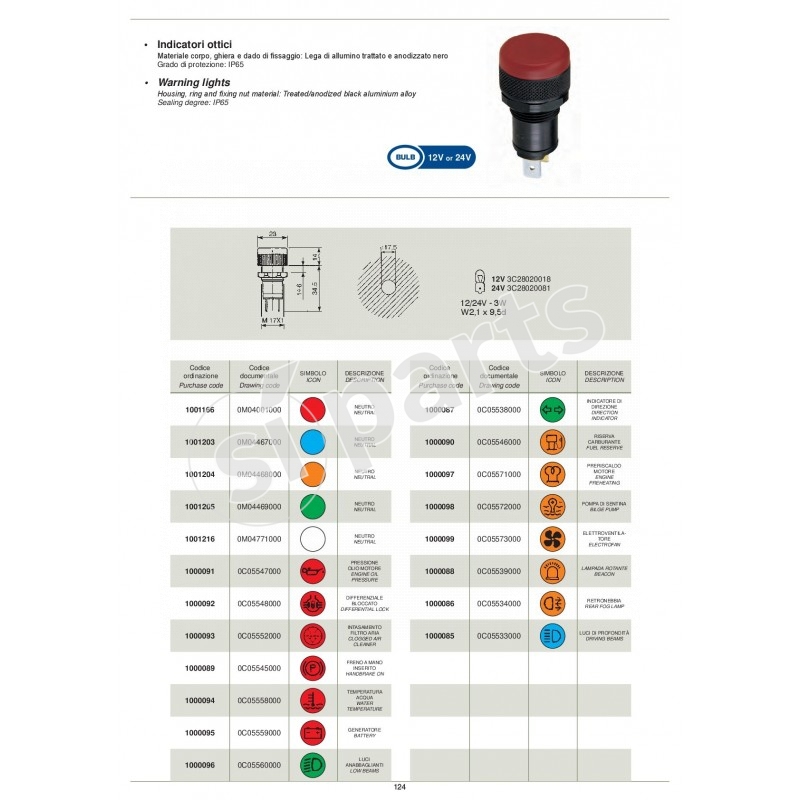 WARNING LIGHTS, WATERPROOF CONNECTORS AND SHUNTS