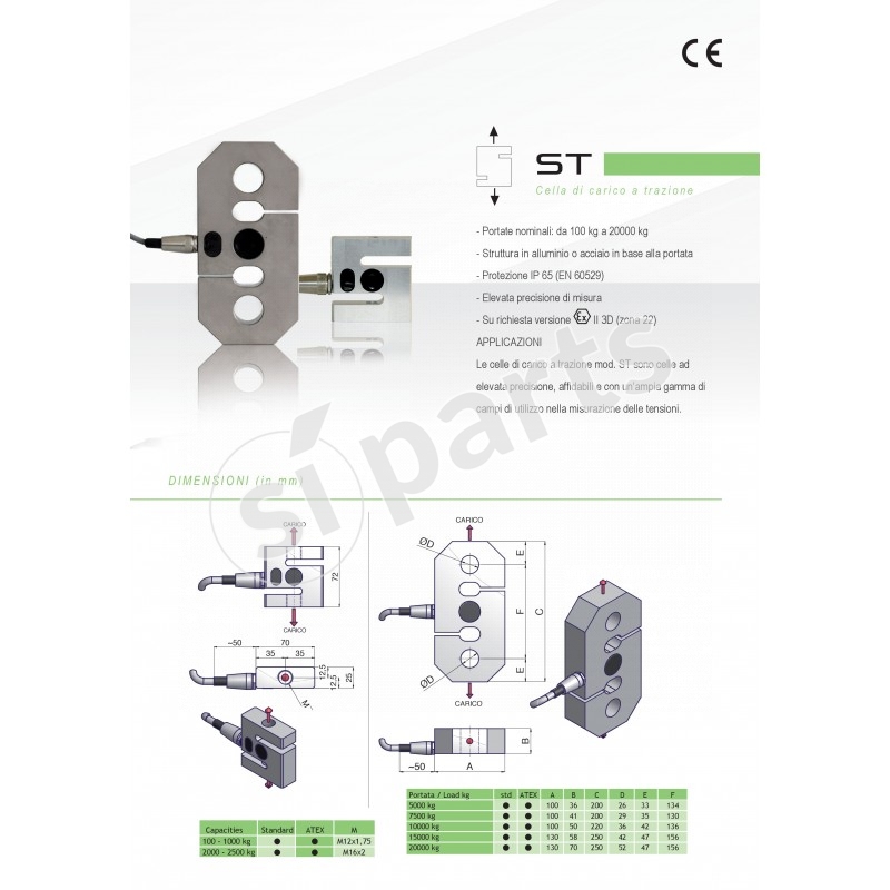 TENSION LOAD CELL 3B6 5 TONS