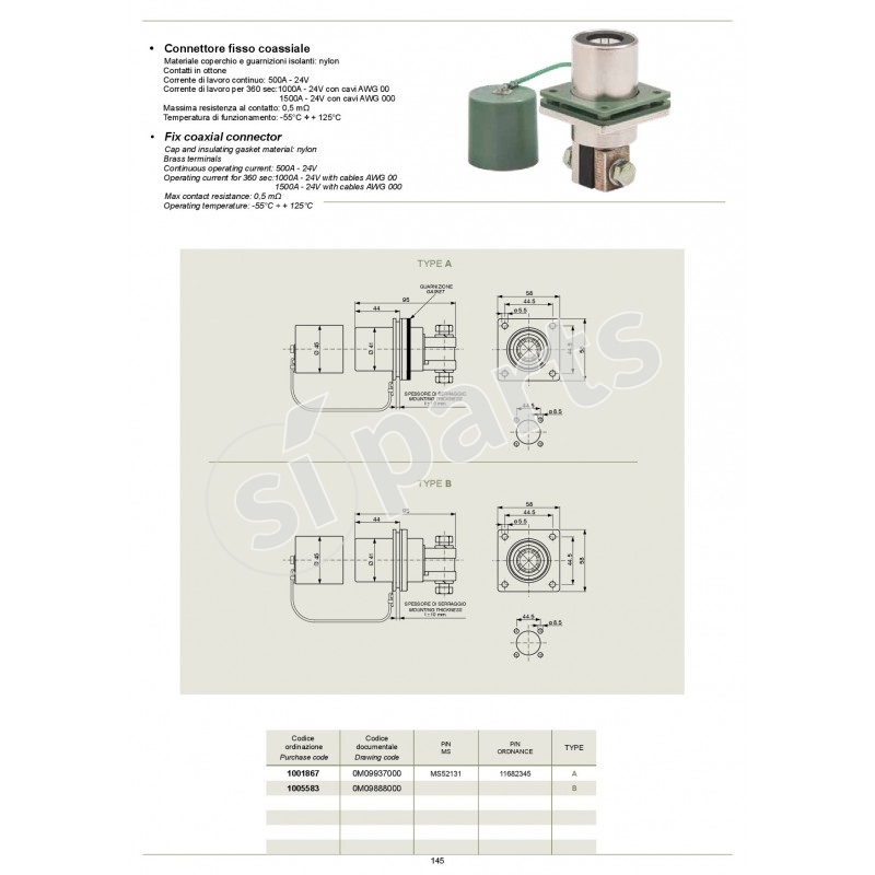 FIX COAXIAL CONNECTOR
