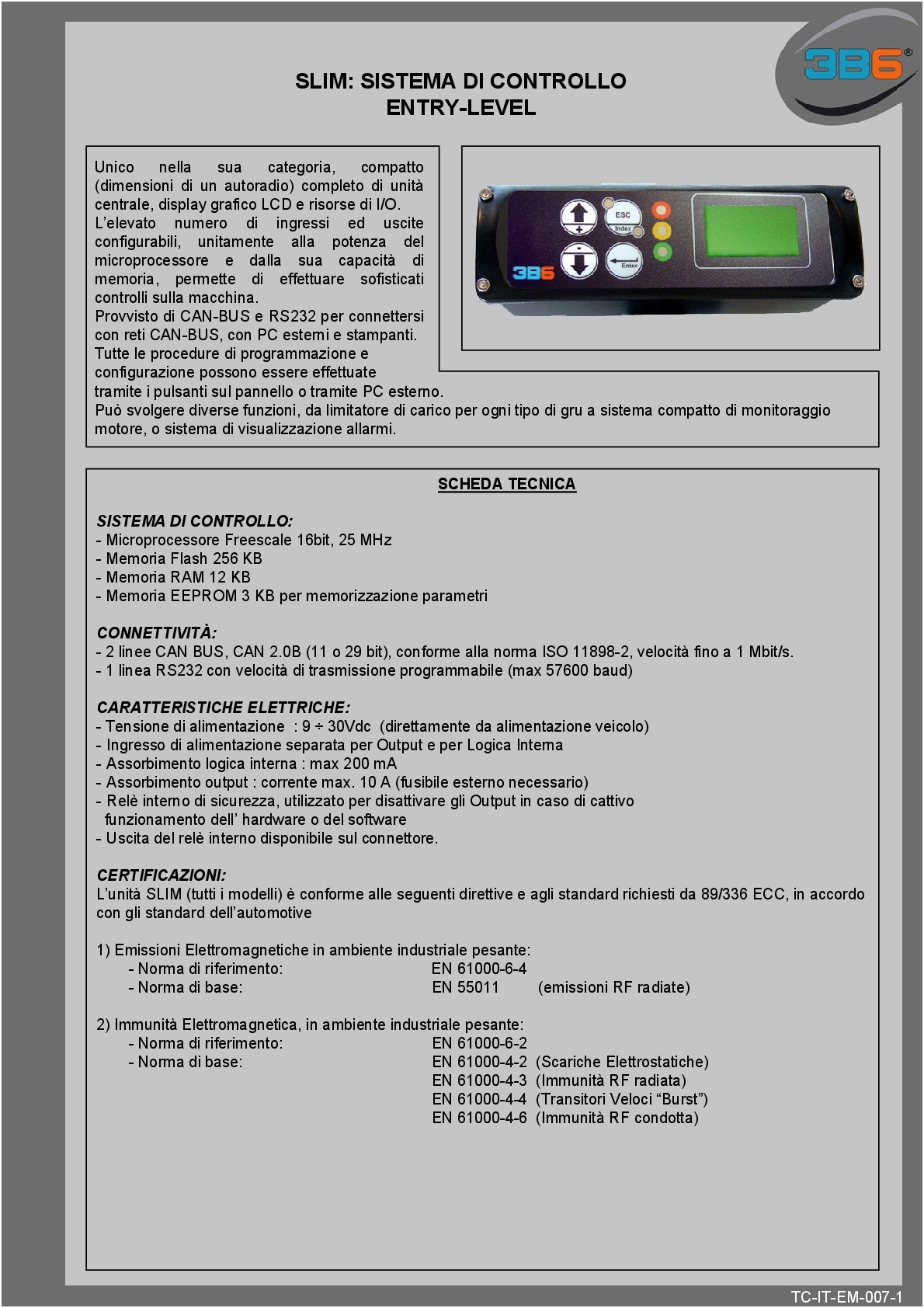 SLIM DISPLAY 3B6